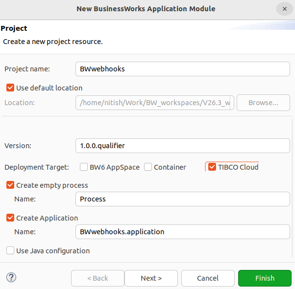 Creating Webhook App for Receiving TIBCO Cloud Integration App Alerts