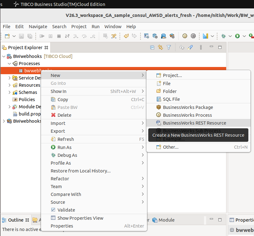 Creating Webhook App For Receiving Tibco Cloud Integration App Alerts